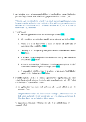 Tutorial chapter 2 subjectives - Tutorial chapter 2: Cardiovascular ...