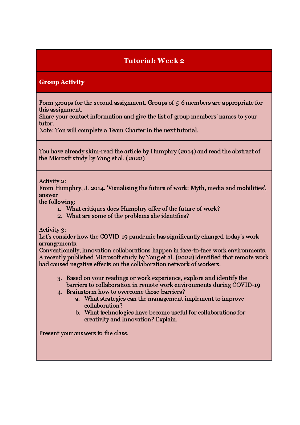 Week 2 - Tutorial activities - Dilupa N - Tutorial: Week 2 Group ...