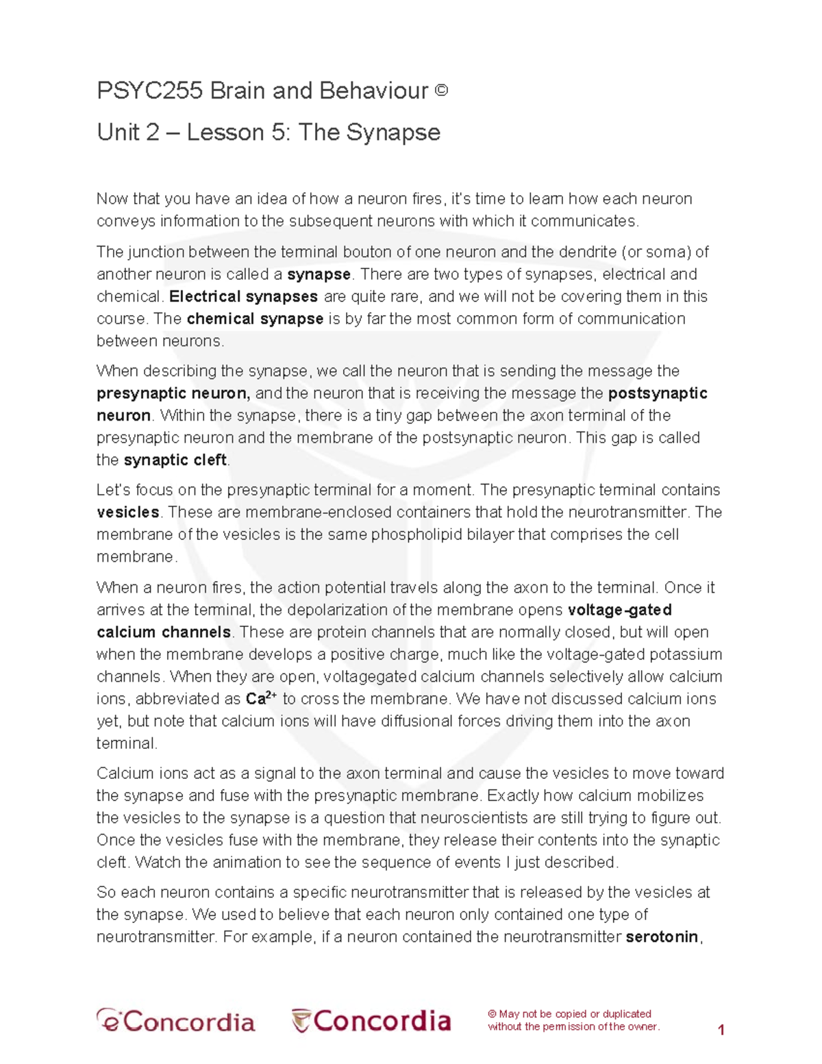 Unit 2 Lesson 5 Transcript - 1 © May not be copied or duplicated ...