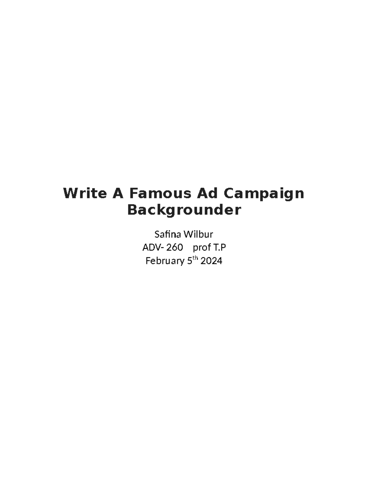 famous campagin Run like a girl - Write A Famous Ad Campaign ...