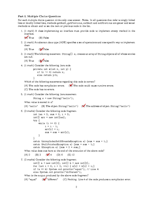 1027 Final Cheatsheet - CS1027b - Studocu