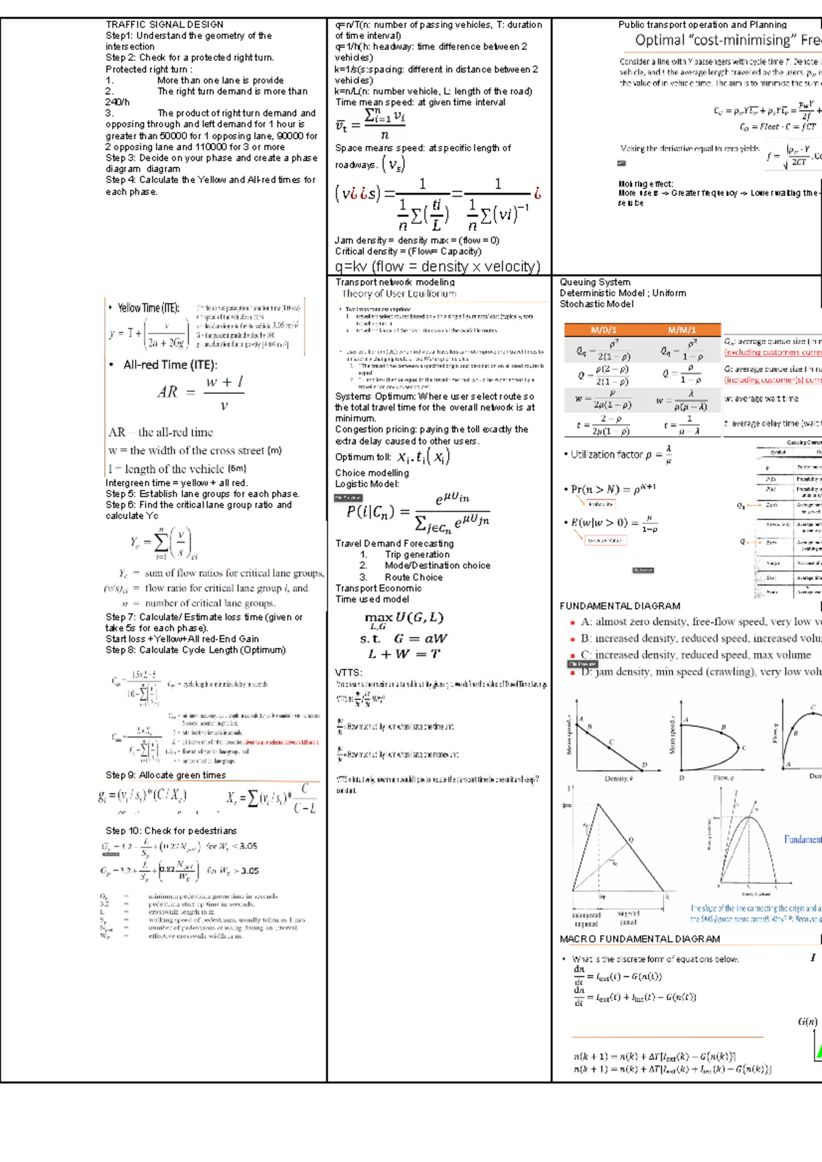 Transport-Notes - dfgsdfgsdfhg - TRAFFIC SIGNAL DESIGN Step1 ...