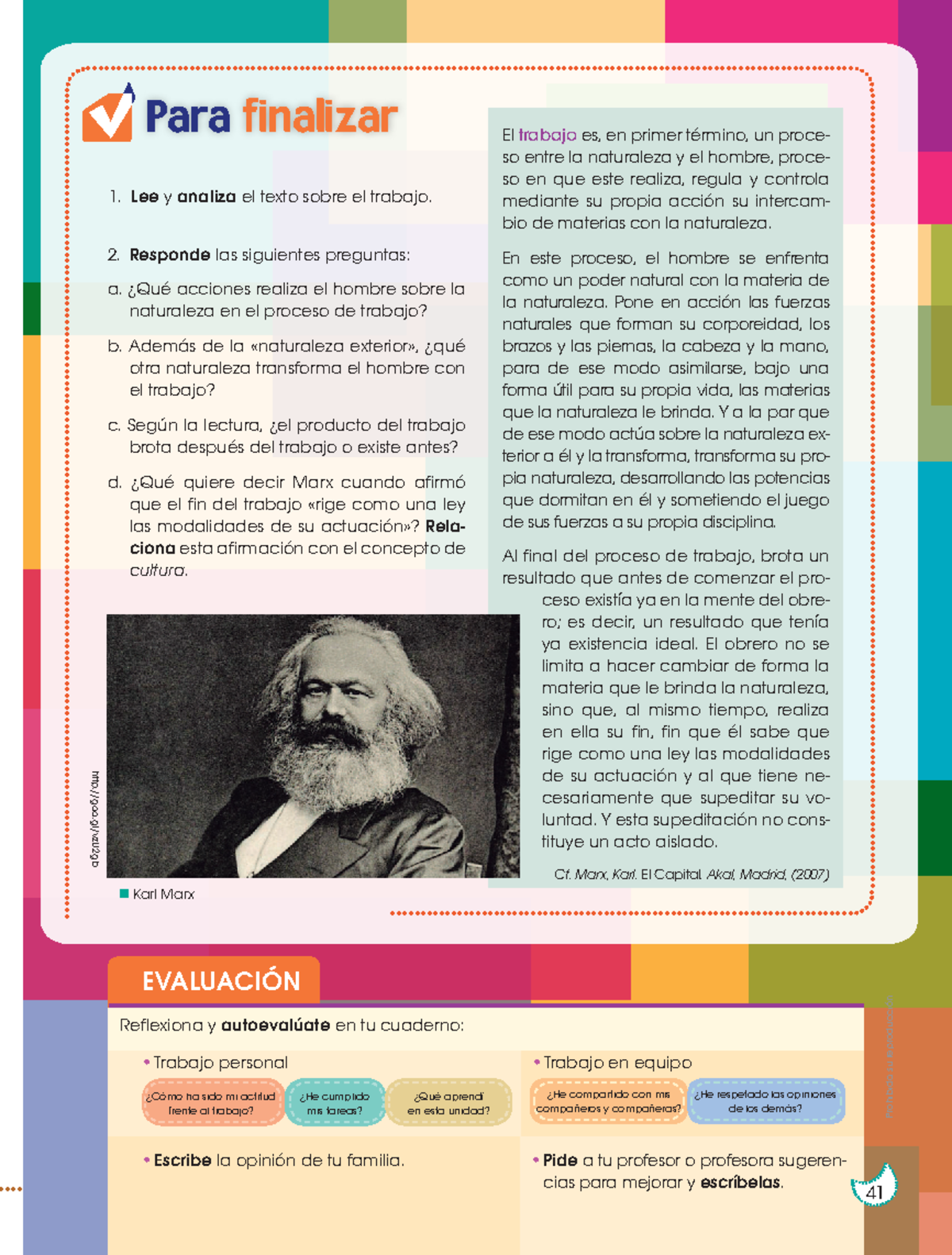Quinta semana - Historia 1 - Para finalizar Lee y analiza el texto ...