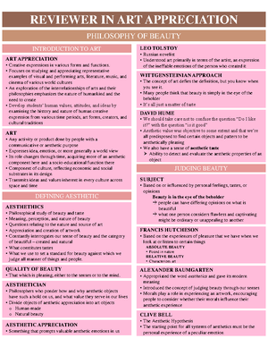 ART Appreciation - Assignment Activity - ART APPRECIATION ACTIVITY NO ...