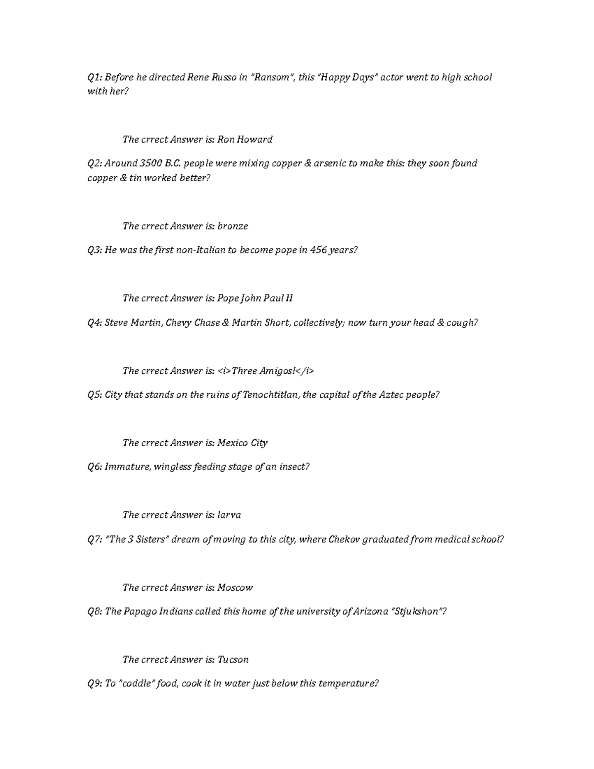3 Chapter Summary for HLXG - Q1: Before he directed Rene Russo in ...