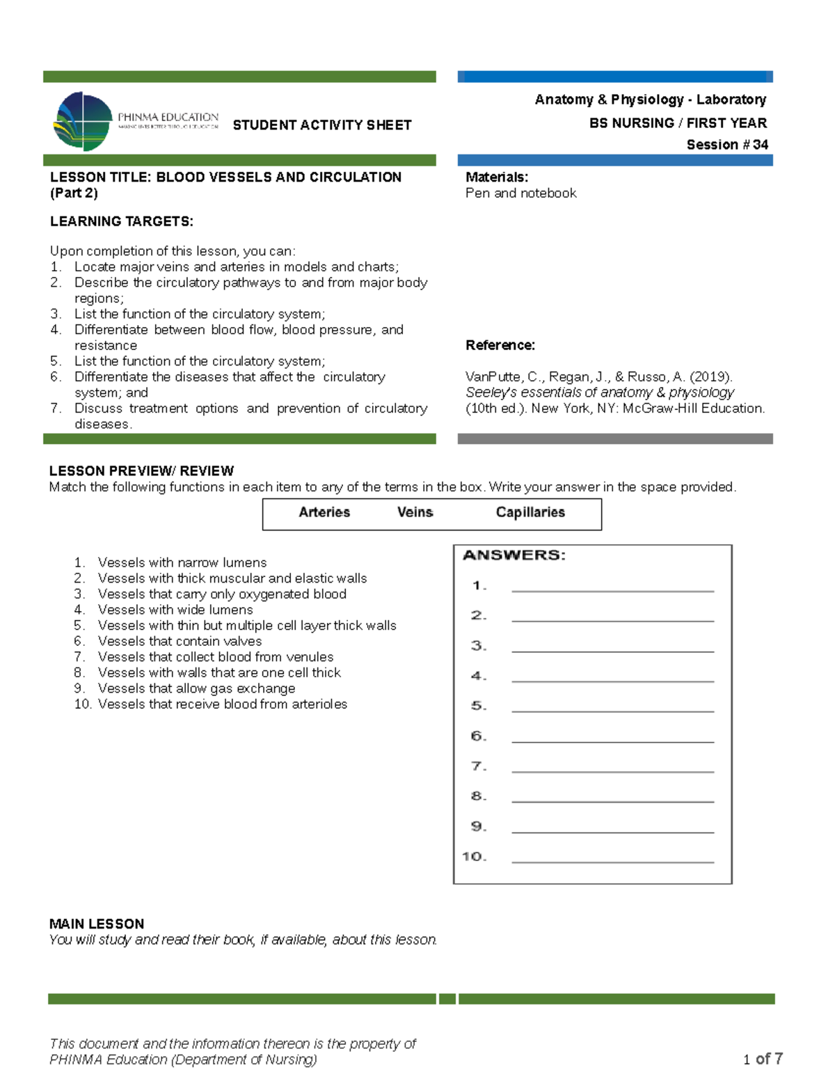 Copy of Session #34 SAS - Ana Phy (Lab) - This document and the ...