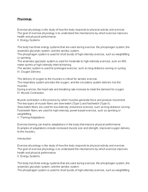 Lab Report Template - Attempt - 4105SPOSCI Physiological Responses to ...
