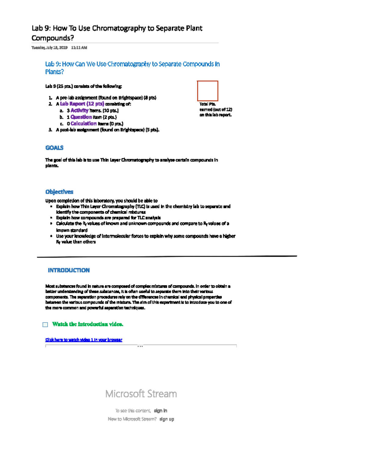 Lab09 - This lab is one of the weekly labs that are assigned as course ...