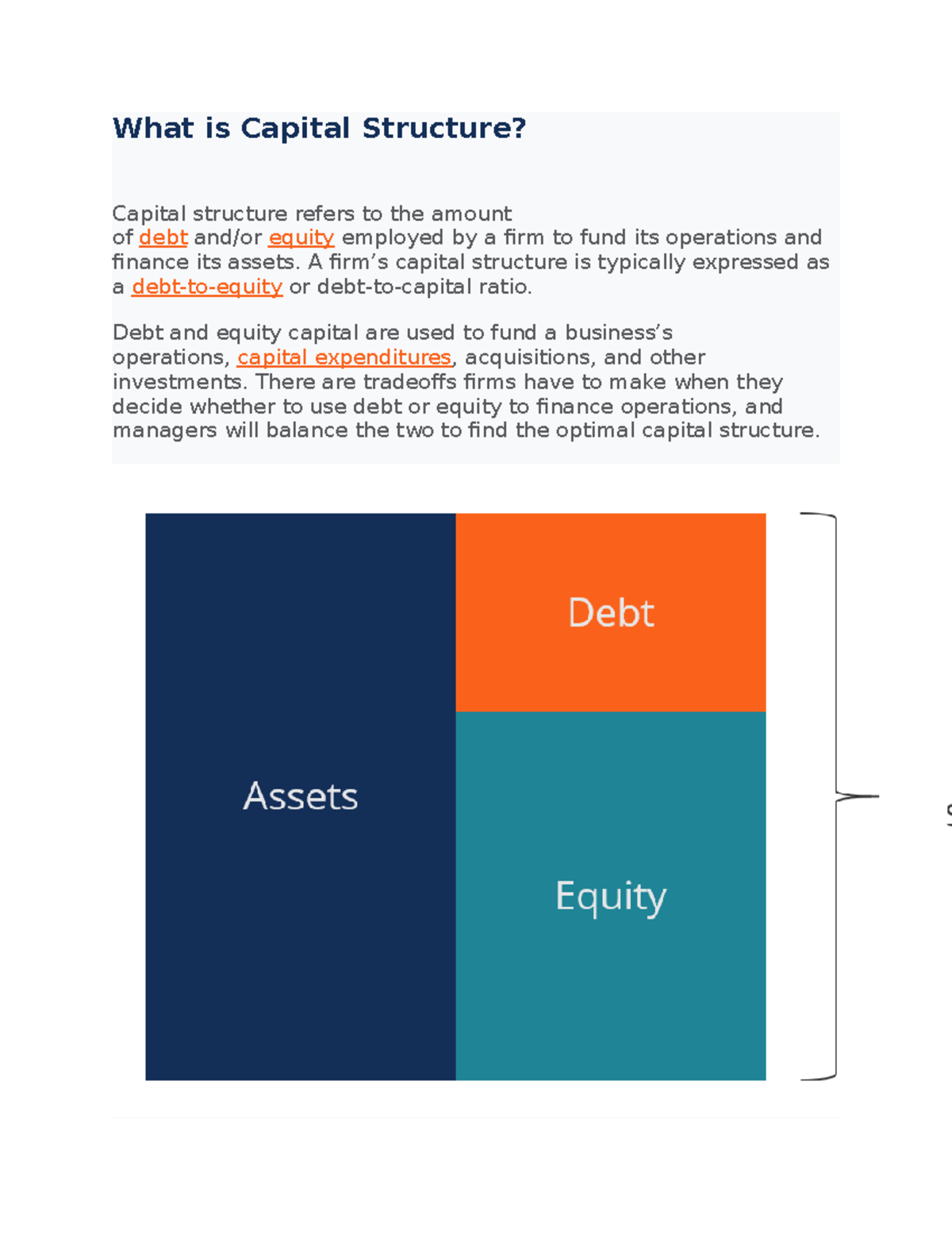 What Is Capital Structure What Is Capital Structure Capital 