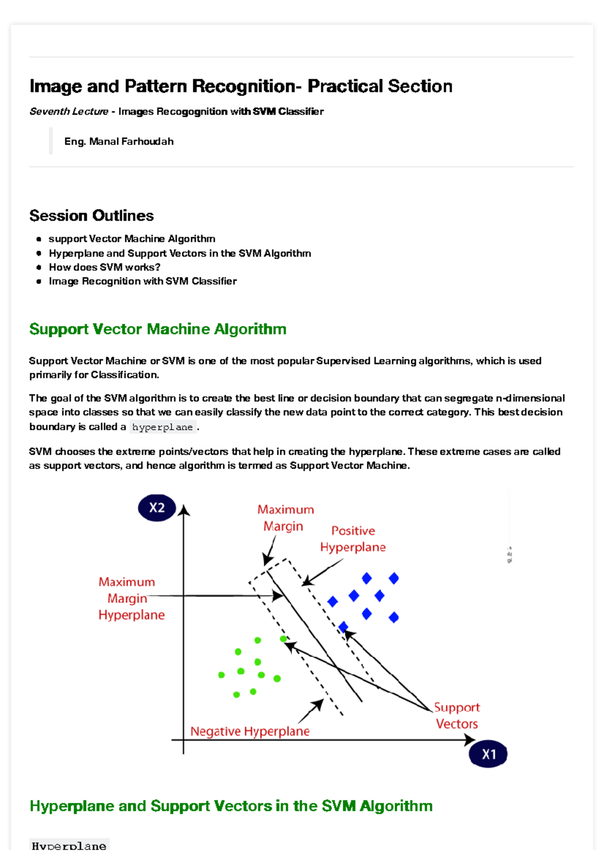 Lec 7 new IPR - .... - Image and Pattern Recognition- Practical ...
