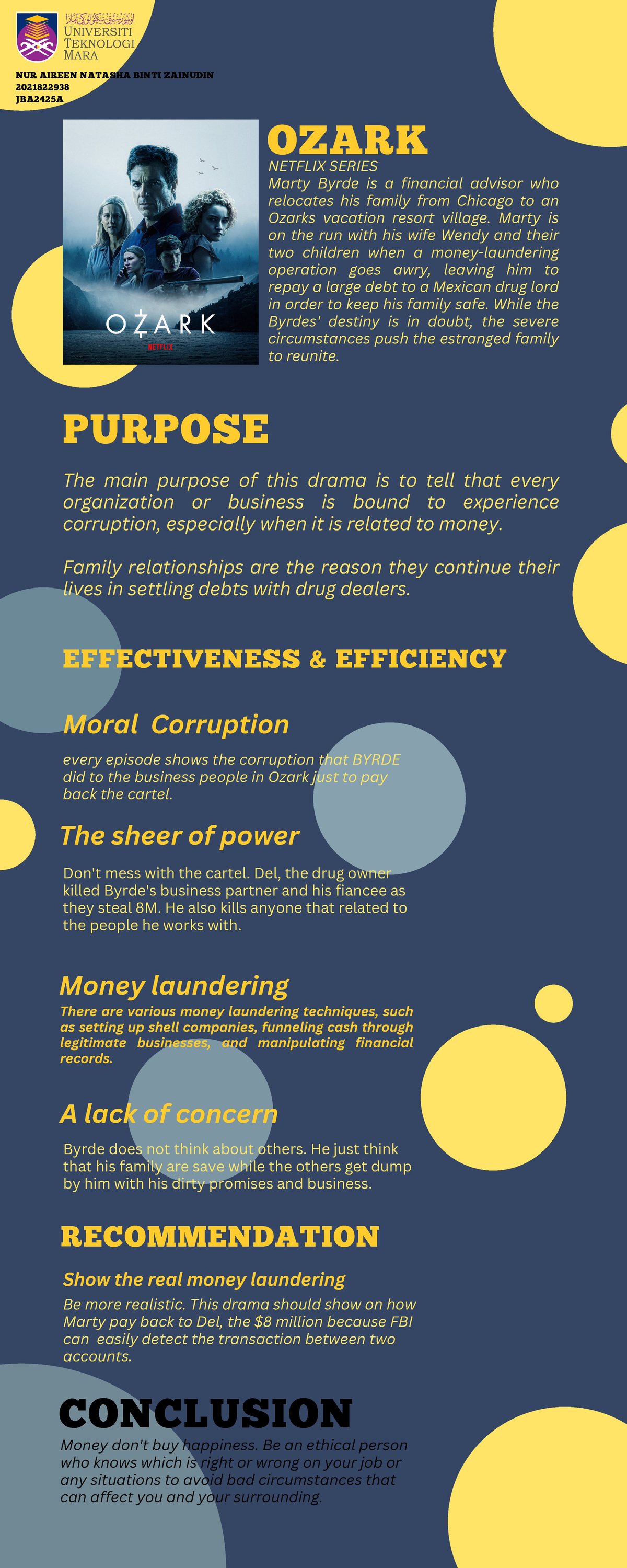 FIN657 Infographic - uitm seg - EFFECTIVENESS & EFFICIENCY There are ...