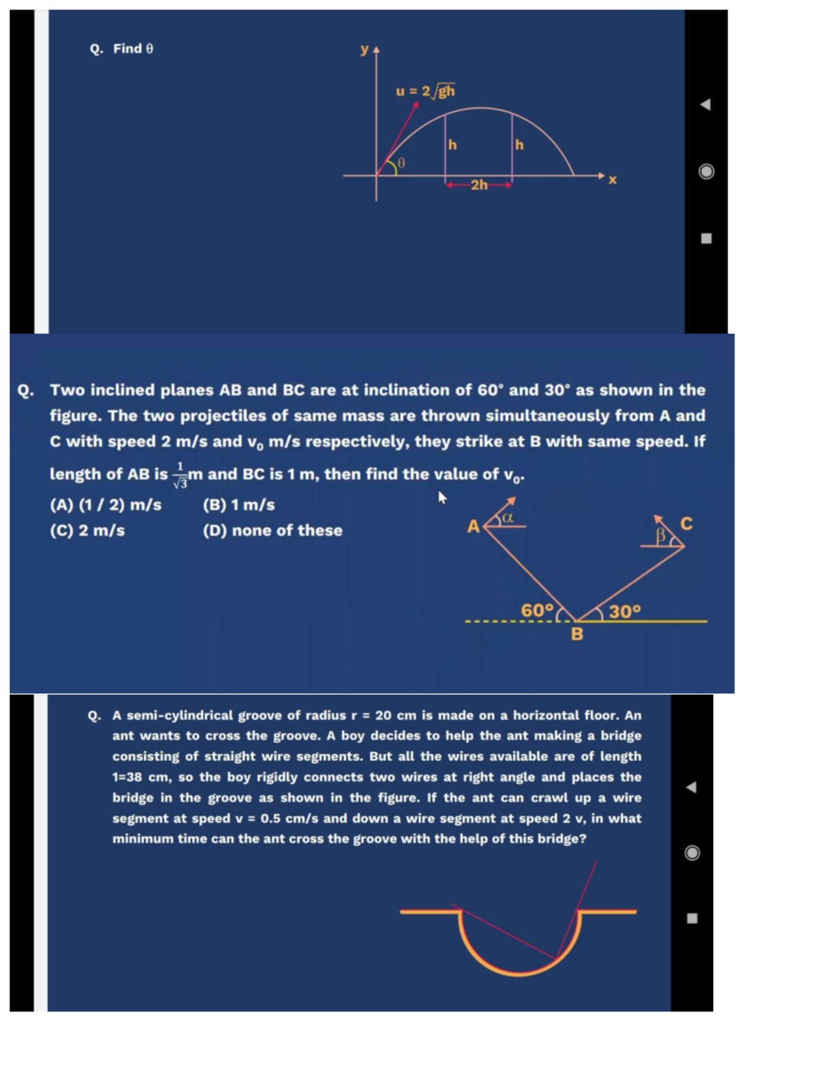 Kinematics good questions - Computer Science - Studocu