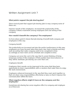 Discussion post Unit 1 BUS 4404 - Discussion post Unit 1 In your own ...