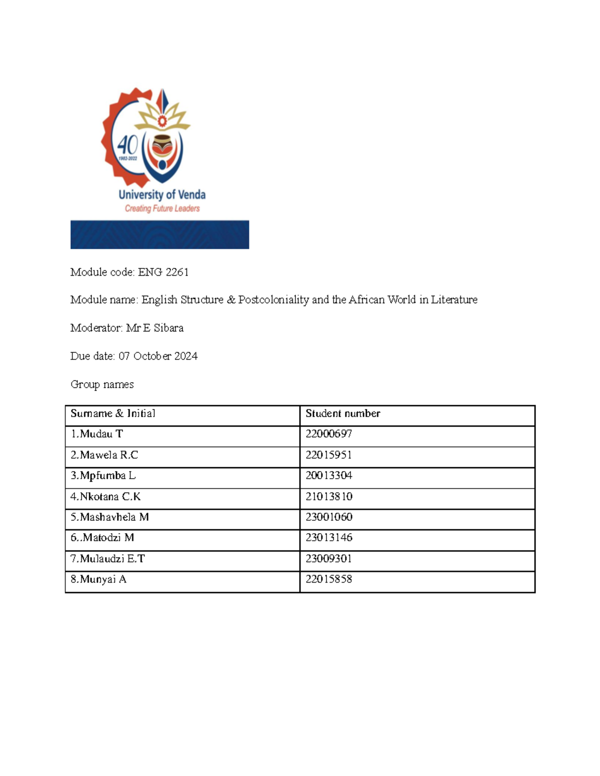Assignment 2 Asignment Written Assesment With Refrences Module Code Eng 2261 Module Name
