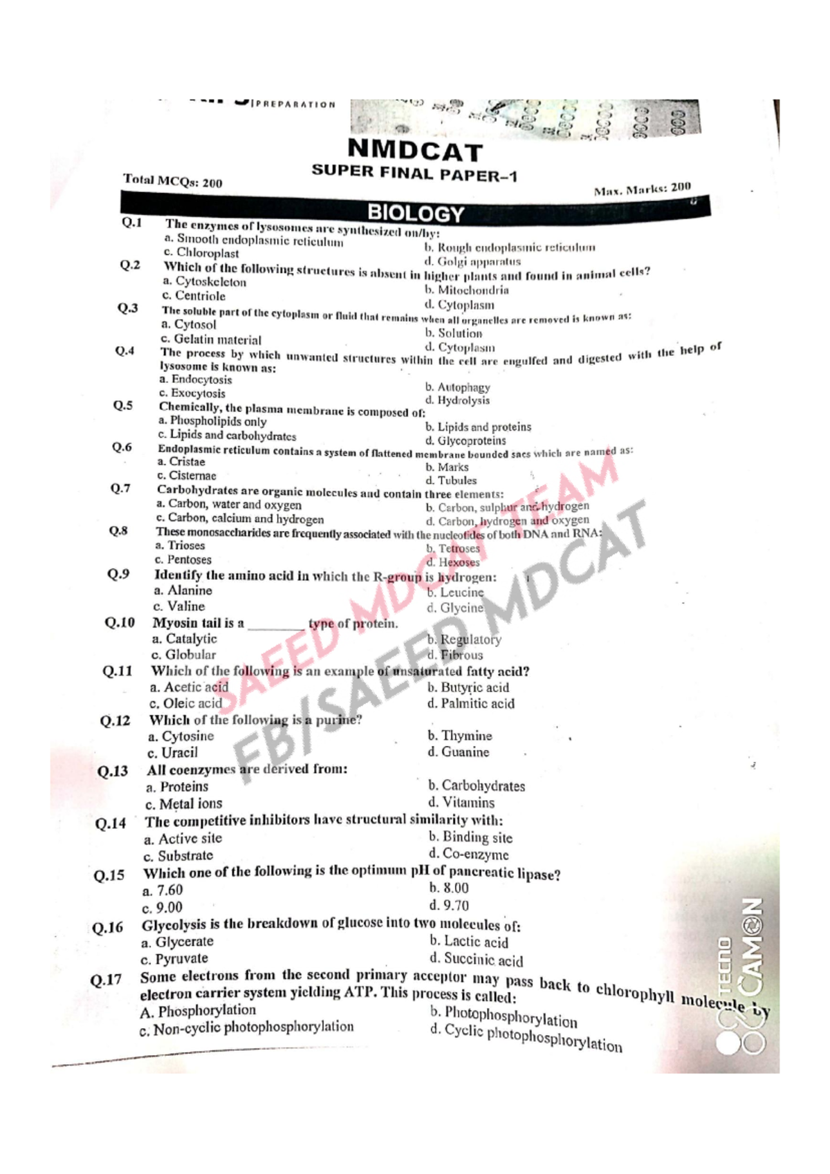 KIPS Nmdcat FLP-1 BY Saeed Mdcat Platform - Chemistry - Studocu