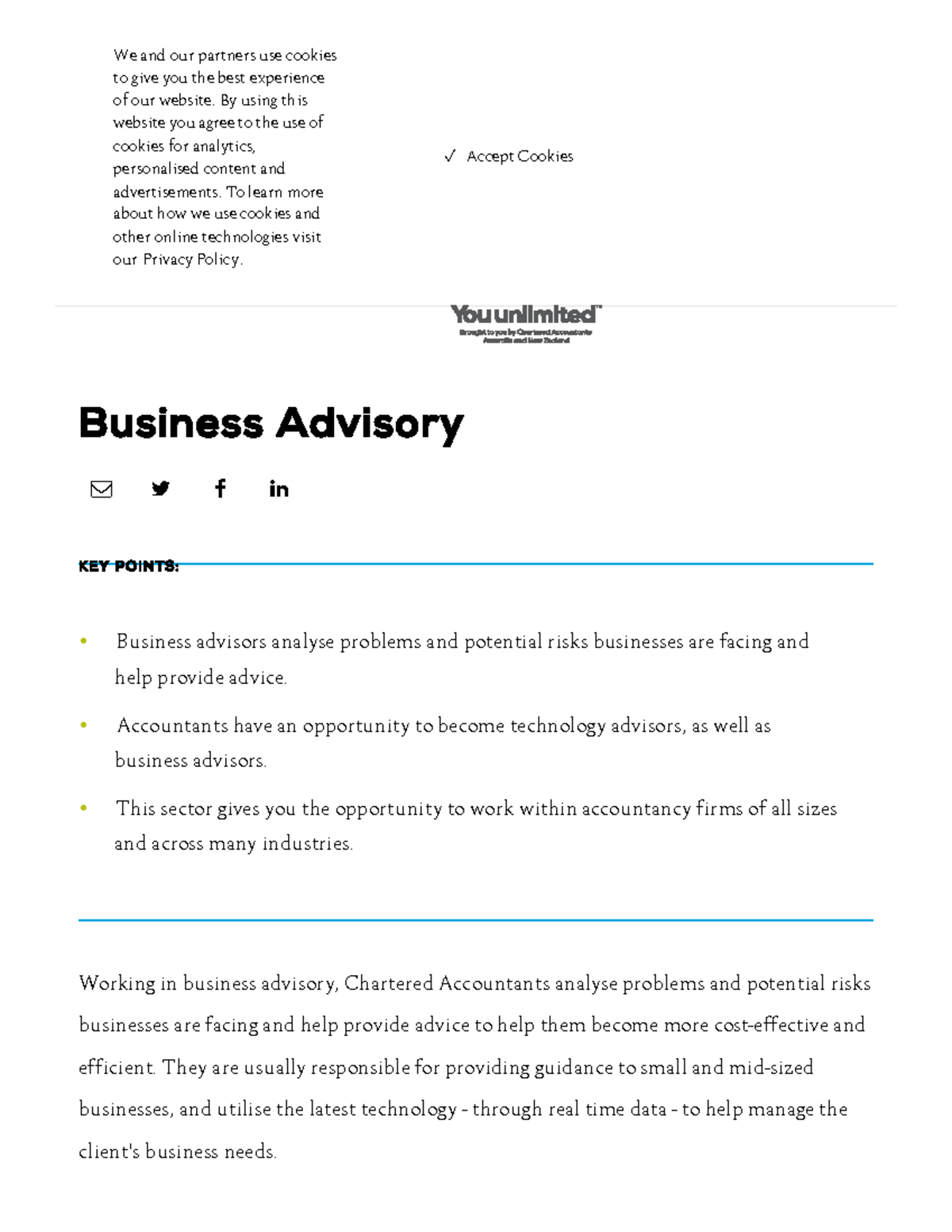 Business Advisory - We and our partners use cookies to give you the ...