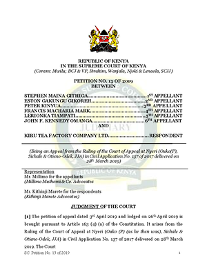 Judgment - Greg Henke - By a plaint dated 18th December, 2023 and ...