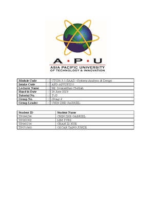 C Individual Assignment - INDIVIDUAL ASSIGNMENT TECHNOLOGY PARK MALAYSIA CT018-3-1-ICP ...