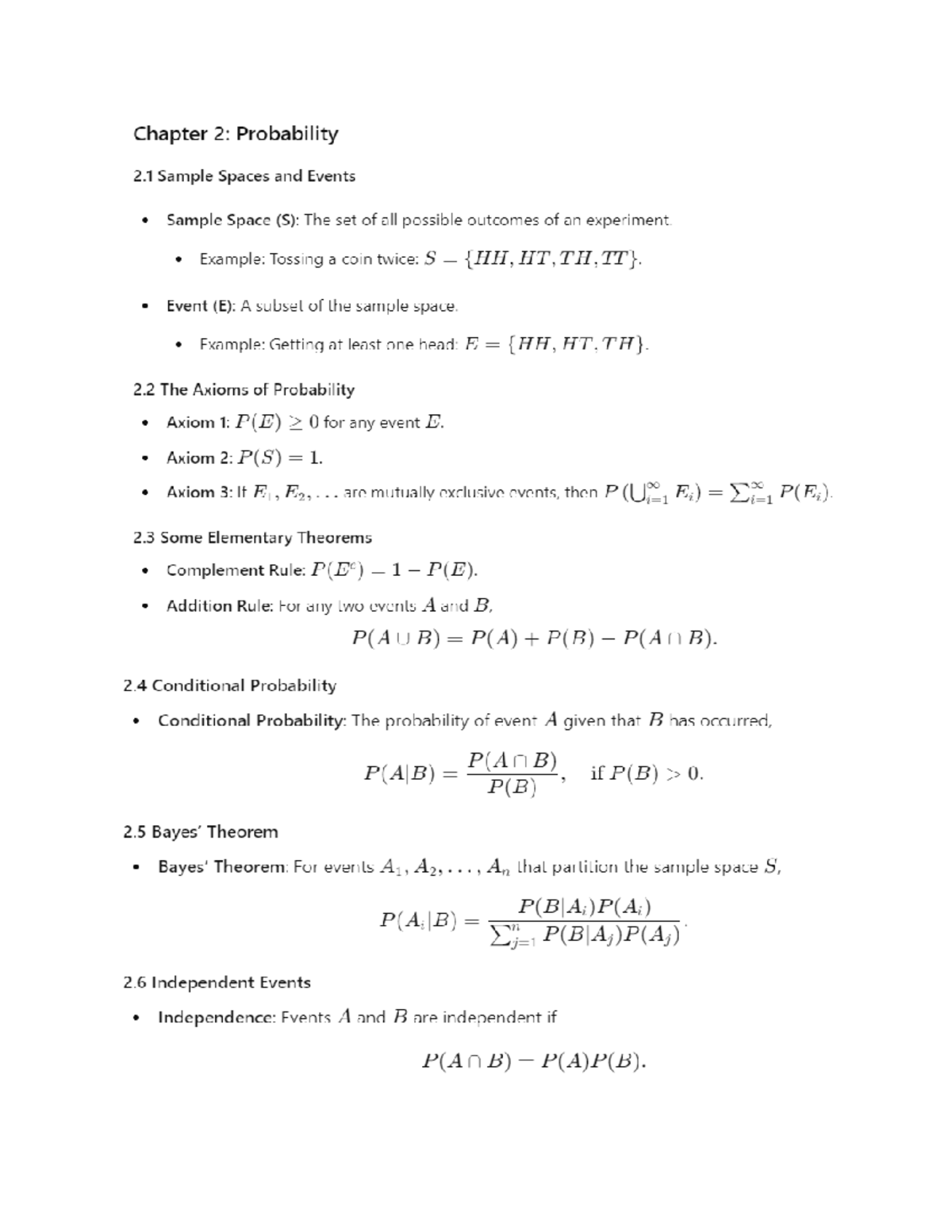 Book 2 chapters short - Summary Probability & Statistics for Engineers & Scientists - Studocu