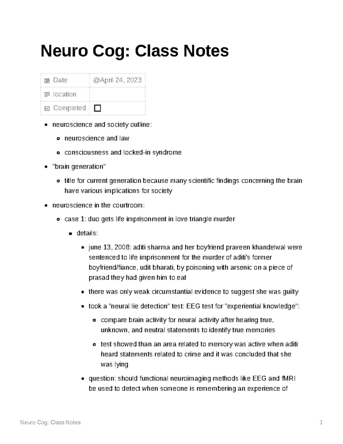 A700d177-803b-4f05-8182-0f5fc96eee36 Neuro Cog Class Notes - Neuro Cog ...