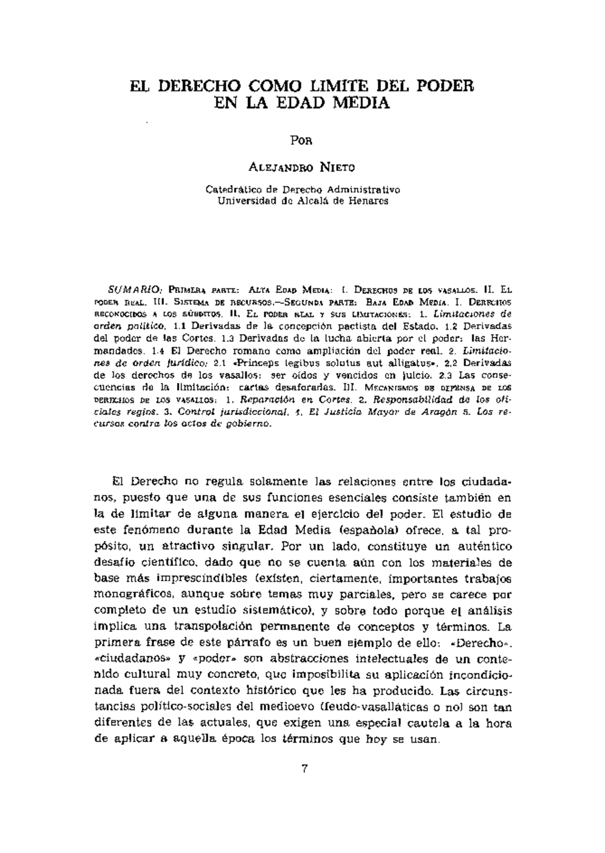 Dialnet-El Derecho Como Limite Del Poder En La Edad Media-1058880 - EL ...