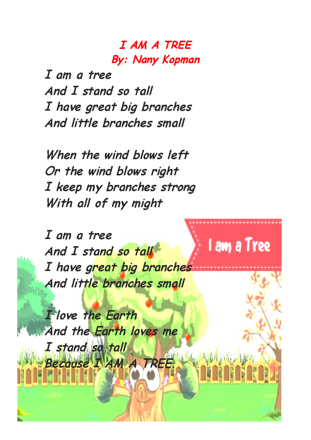 I am a tree-1341716299501 - Técnica de uroanalis - I AM A TREE By: Nany ...