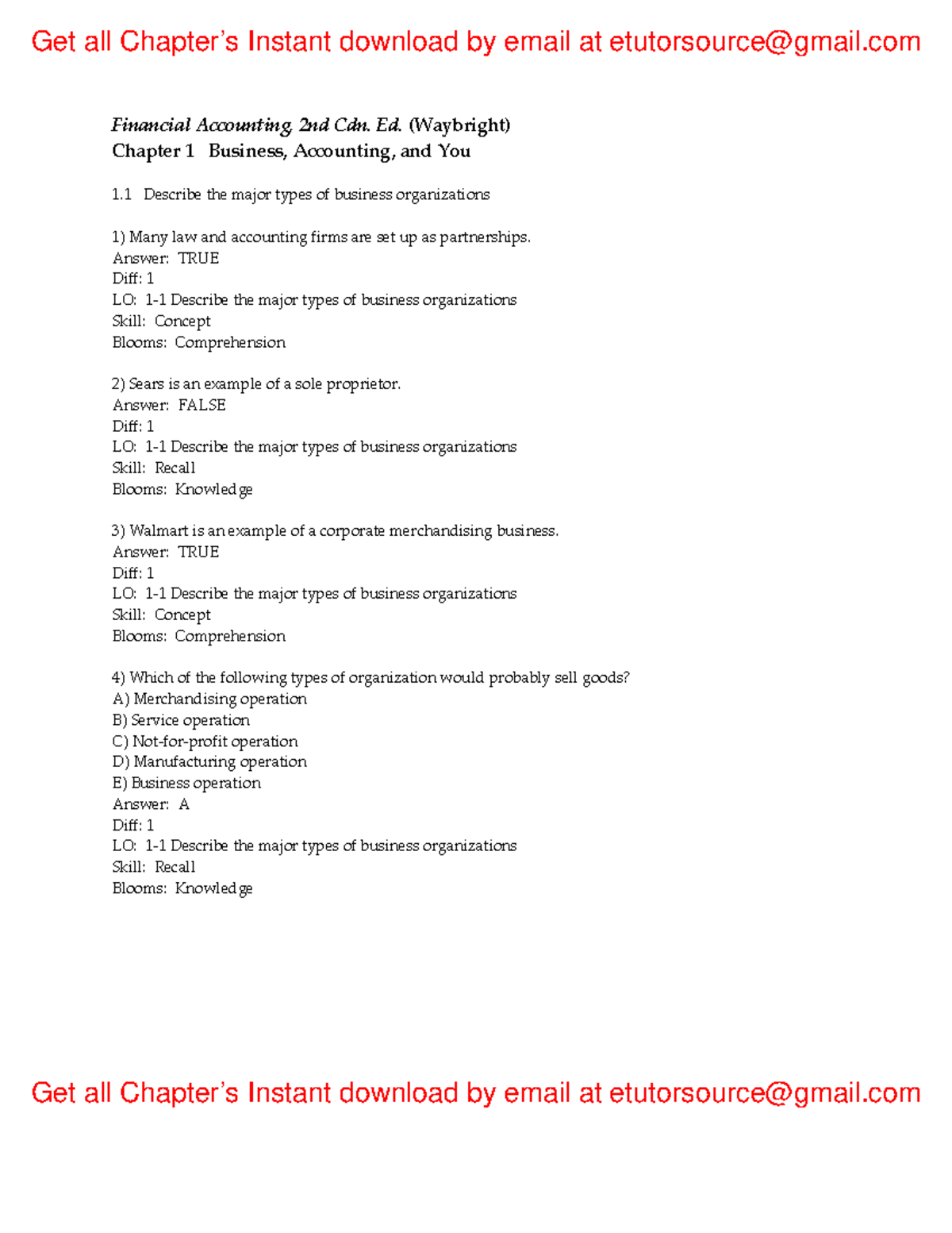 Solutions Manual For Financial & Managerial Accounting, 20th Edition By ...