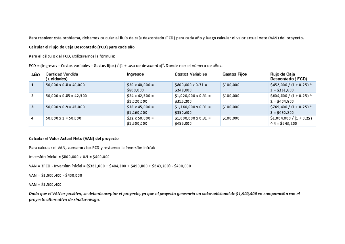 1. Analisis - Para resolver este problema, debemos calcular el flujo de ...