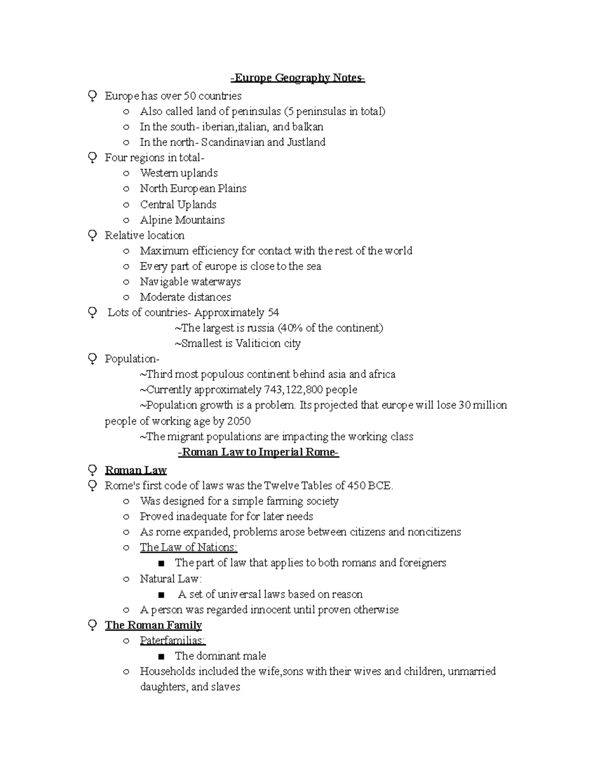 Collective Study Guide - Global History 9 (All of the notes from this ...