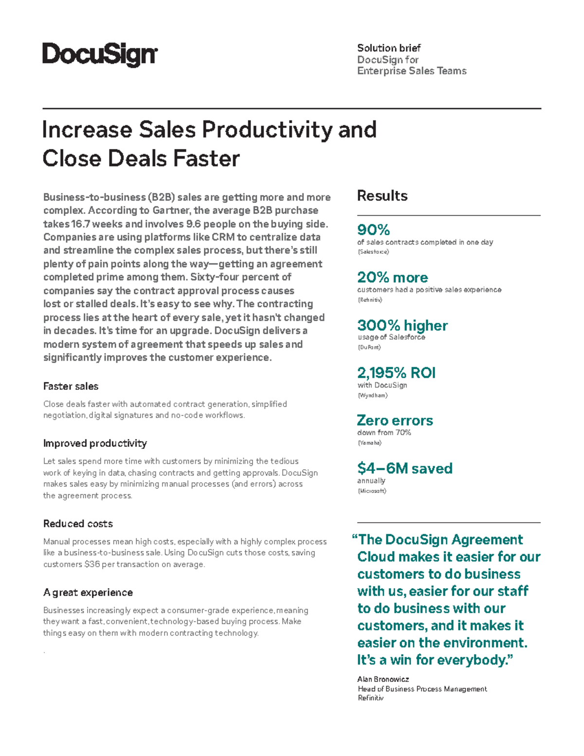 Docusign for enterprise sales teams - Business-to-business (B2B) s les ...