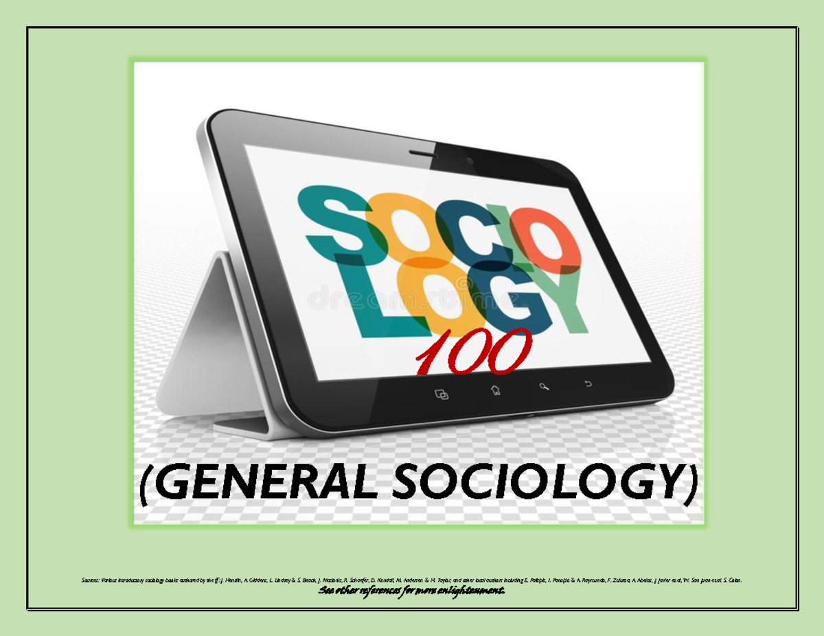 SOC100 Topic 1. Foundation OF Sociology - Introduction To Sociology ...