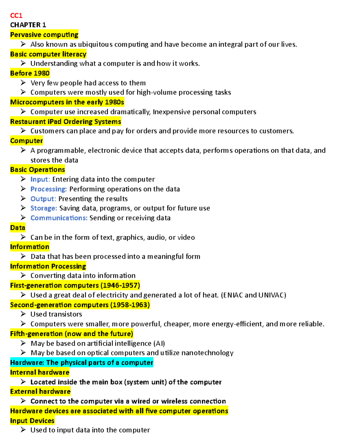 CC1-reviewer - These review is intended for CC1 - INTRODUCTION FOR ...