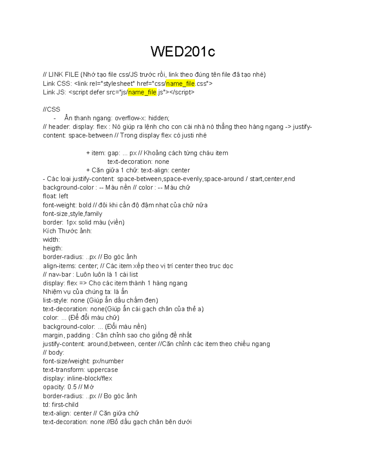 Tips WED201c - Summary Geheel de Uwe - Web Design - FPT - Studocu