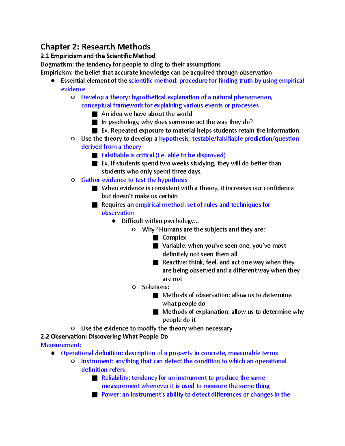 202 Chapter 02 Methods - Chapter 2: Research Methods 2 Empiricism and ...