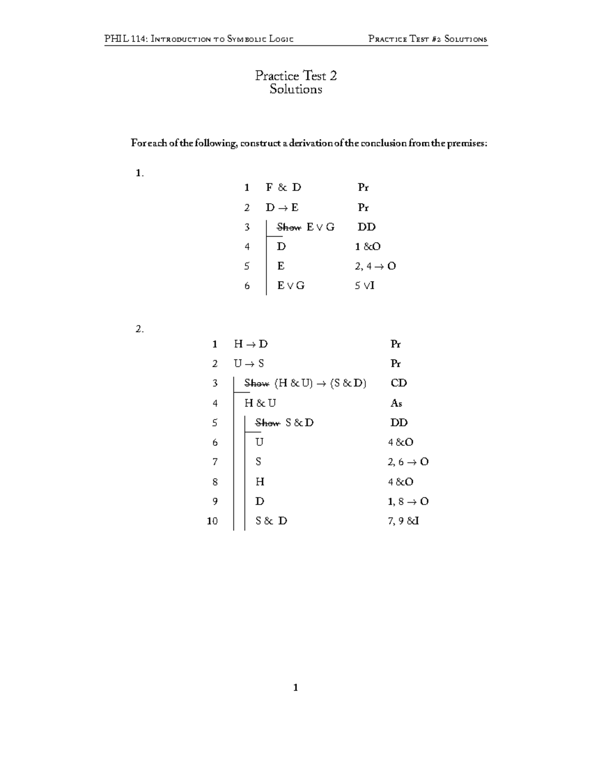Pe2 - lecture - Practice Test 2 Solutions - Studocu