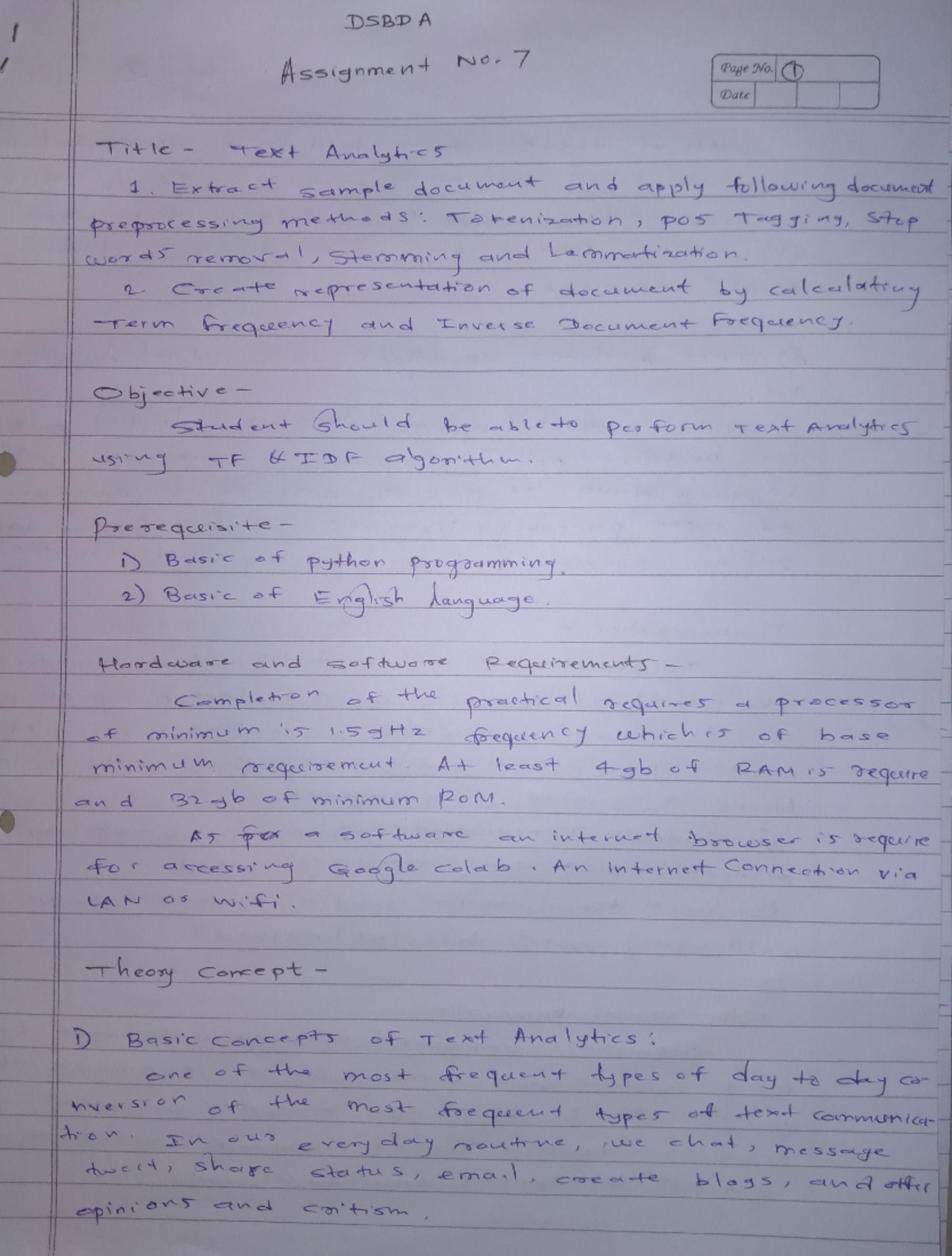 Dsbda 7-12 Practical - Computer Engineering - Studocu