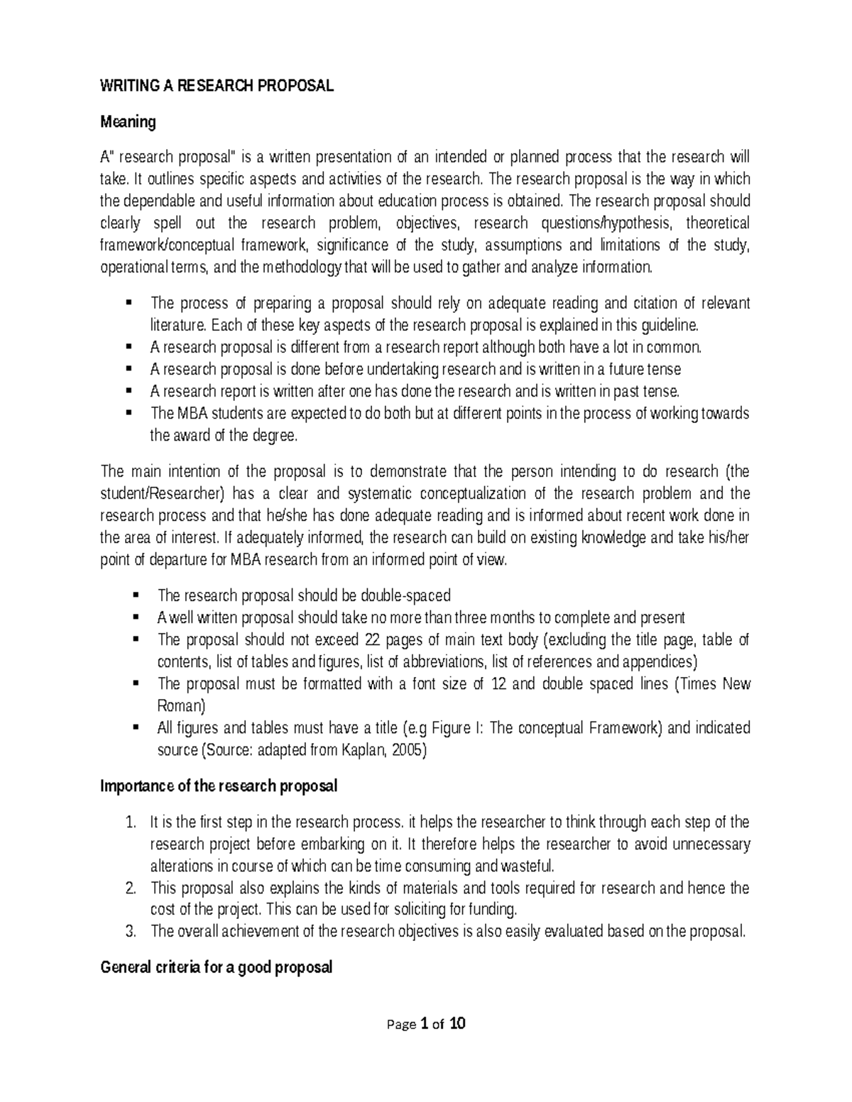 Writing a proposal - Resea - WRITING A RESEARCH PROPOSAL Meaning A ...