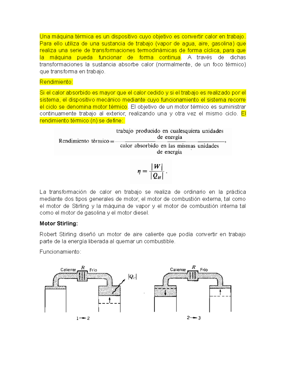 Máquinas Térmicas - apuntes de clase - Una máquina térmica es un ...