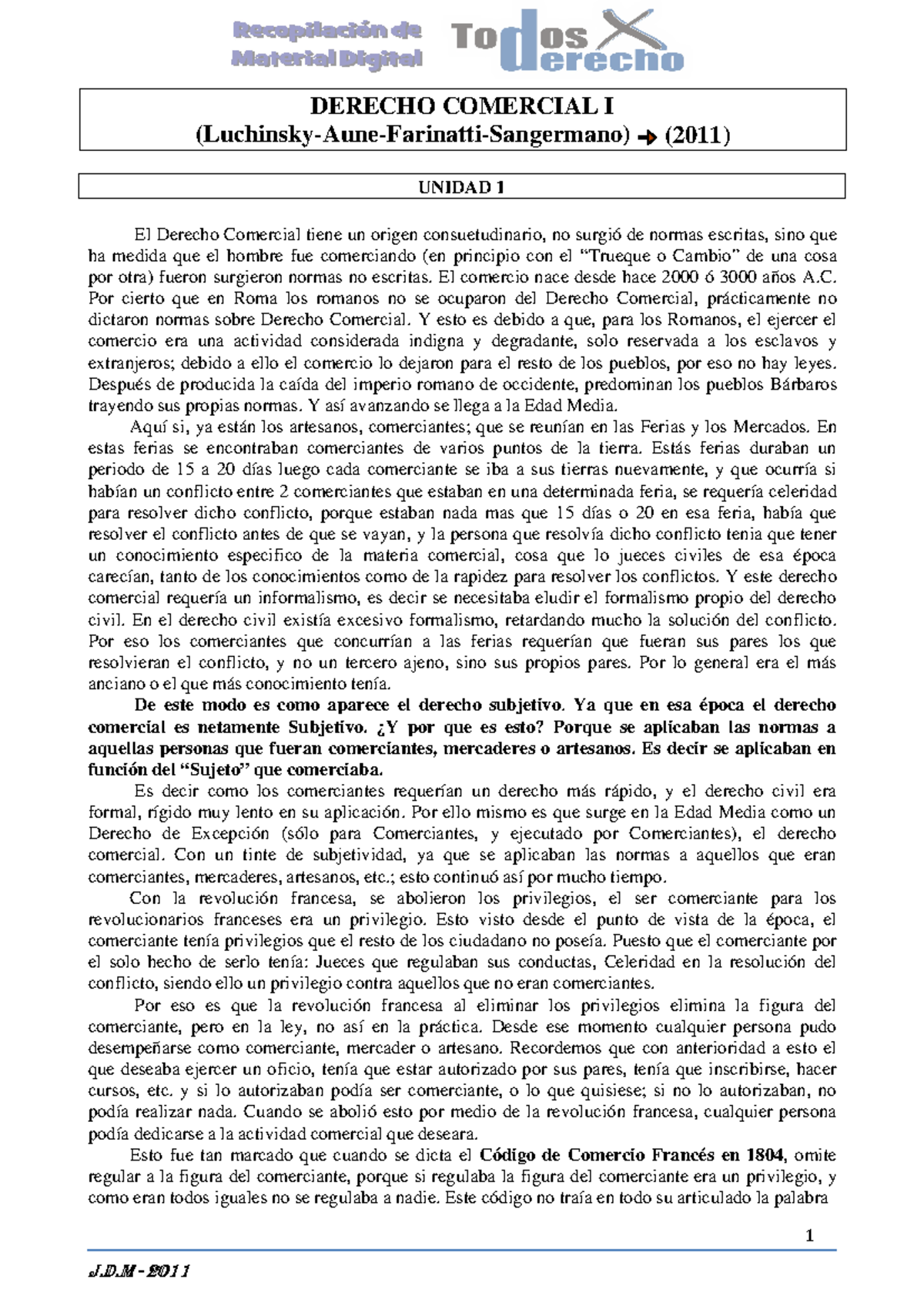 1º+2º Parcial Comercial 1 (Luchinsky) FULL v4.0 (JDM)(full permission ...