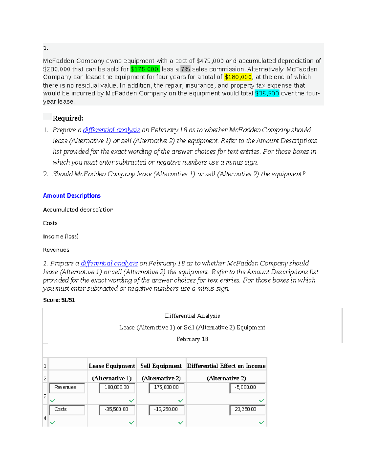 Acct Ch 24 Lecture Notes For Intro To Accounting With Francis Test Preparation 1 Mcfadden