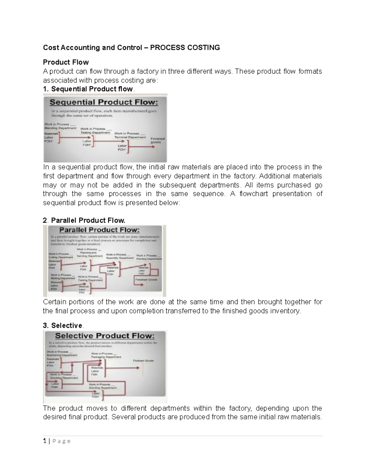 Lecture CAC Cost of Production Report - Cost Accounting and Control ...