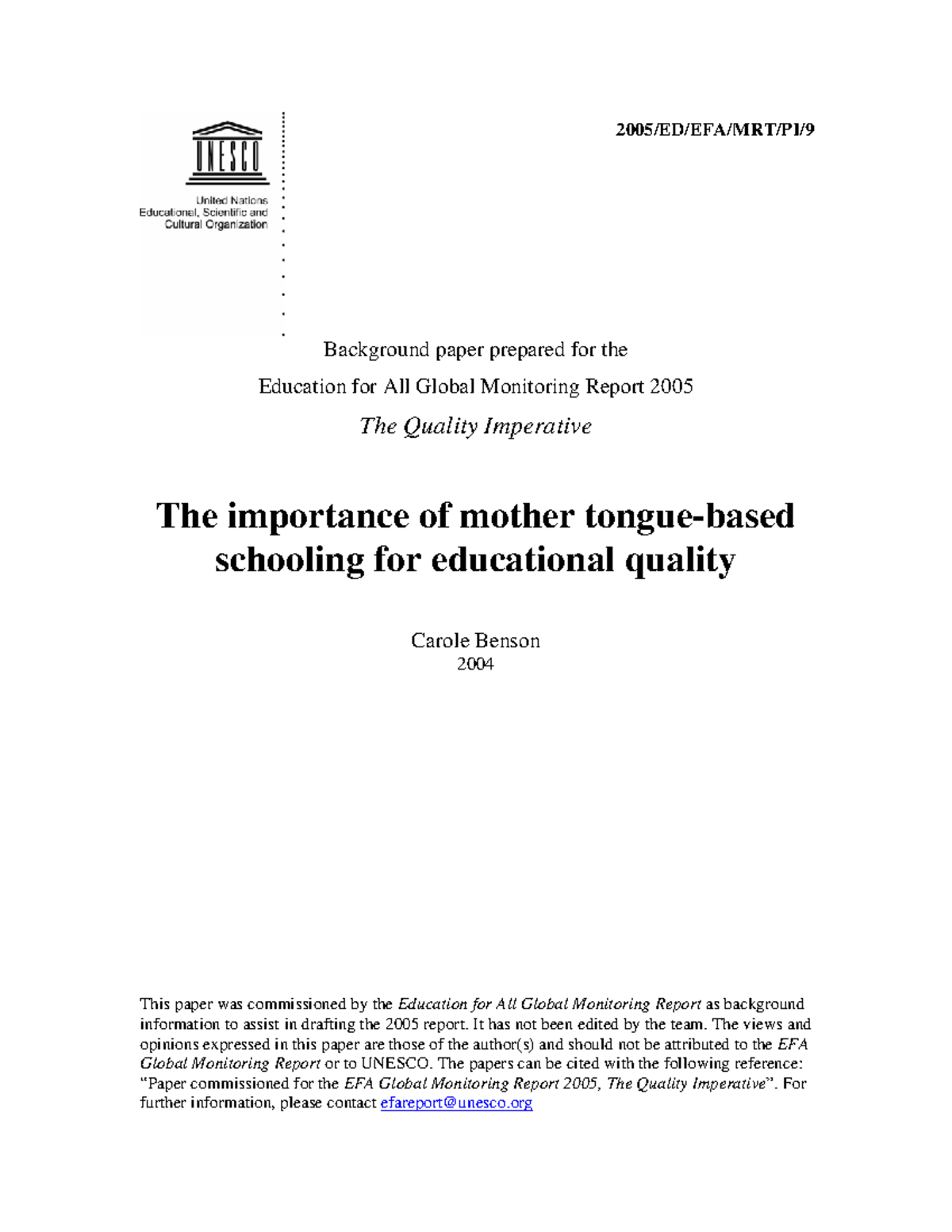 146632 eng - Dgfff - Background paper prepared for the Education for ...