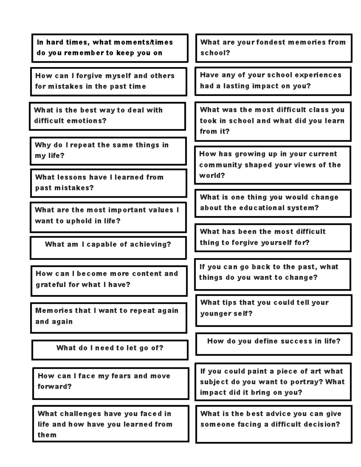 23 unspoken question - NOSTFAT - What is the best advice you can give ...