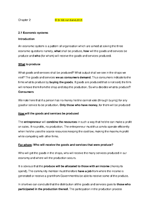 PMIC5111 - Economics - Studocu