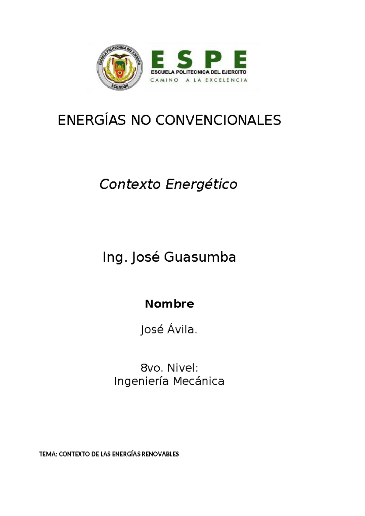 Contexto-energético - Resumen Eficiencia y energias renovables ...