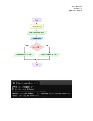 Output of the code - DEV Creating a Flowchart and C Program a Flowchart ...