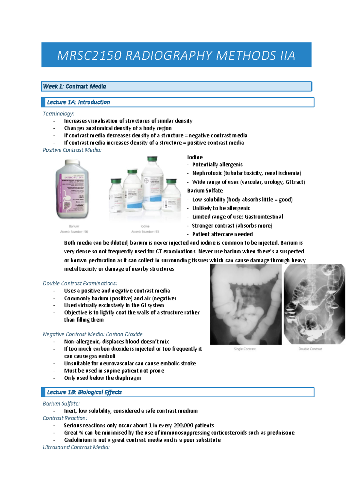 MRSC2150 Radiography Methods IIA copy - MRSC2150 RADIOGRAPHY METHODS ...