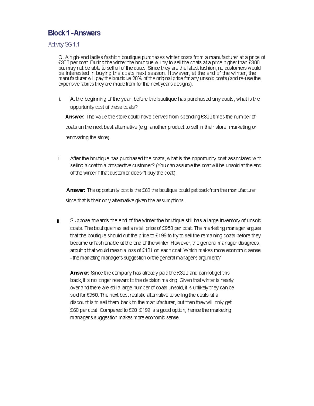 Block 1 and 2 study guide detailed answers - Block 1 - Answers Activity ...