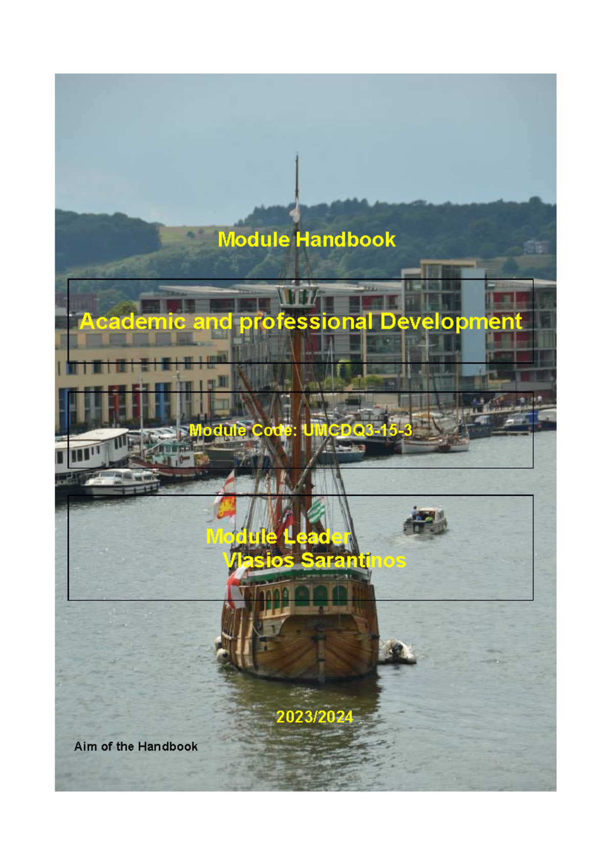 Module Handbook 2022-23 - Module Handbook Academic and professional ...