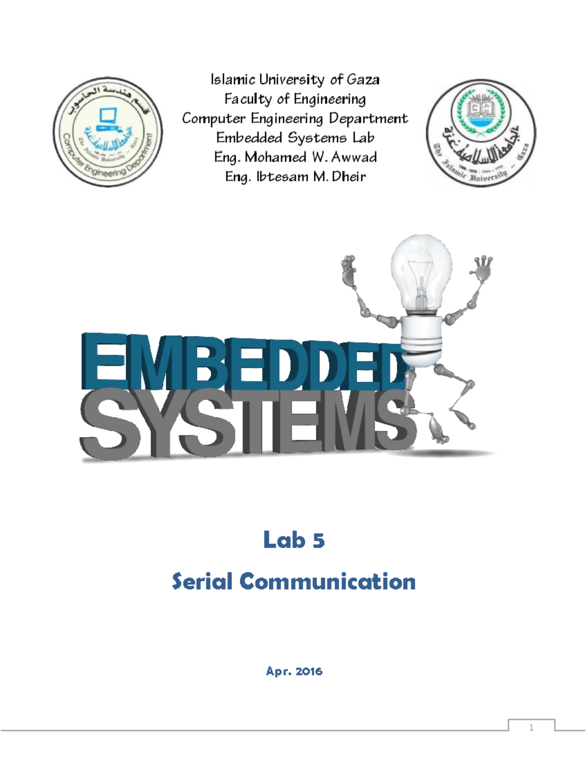 Lab5-Serial-Communication for arm assembly - Lab 5 Serial Communication ...
